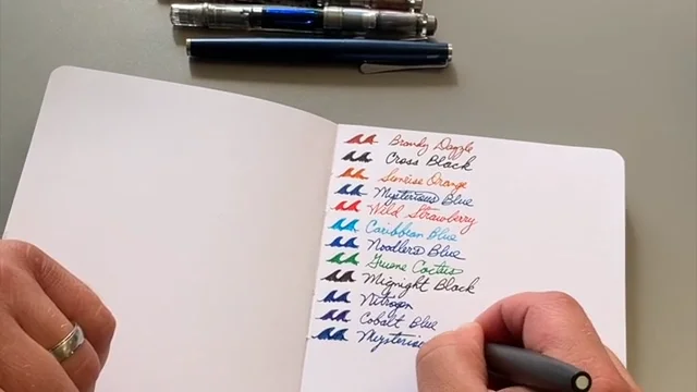 The Sketchnote Ideabook: Fountain Pen Testing on Vimeo
