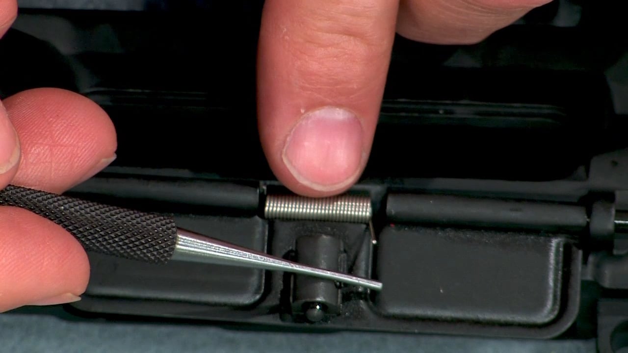 How to Install an AR-15 Ejection Port Cover on Vimeo