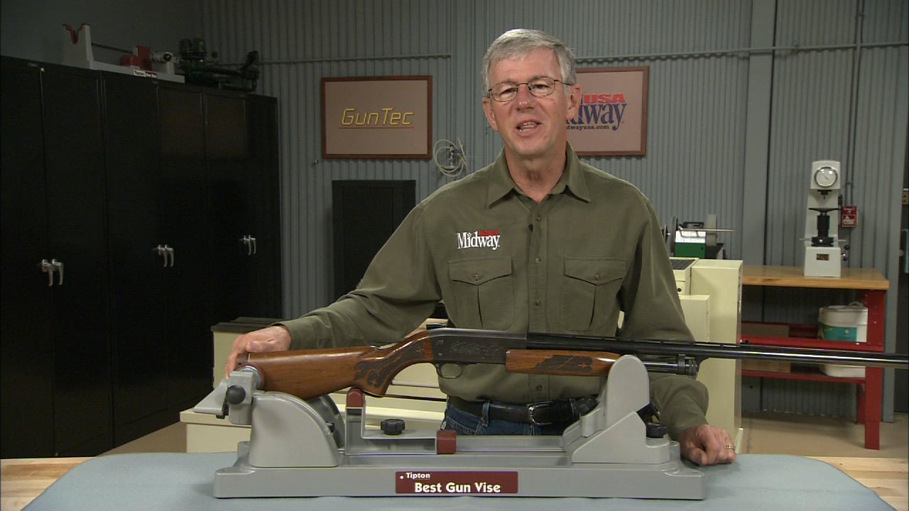 How to Remove a Dent from a Damaged Shotgun Rib on Vimeo