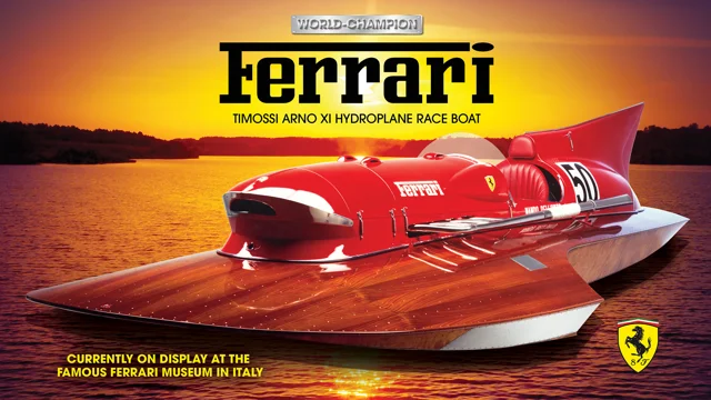 Ferrari Speed Boat