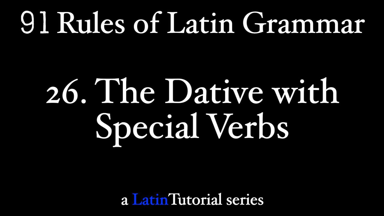 LatinTutorial