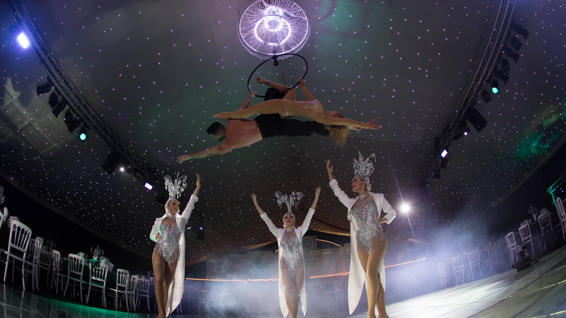 duo aerial hoop act on Vimeo