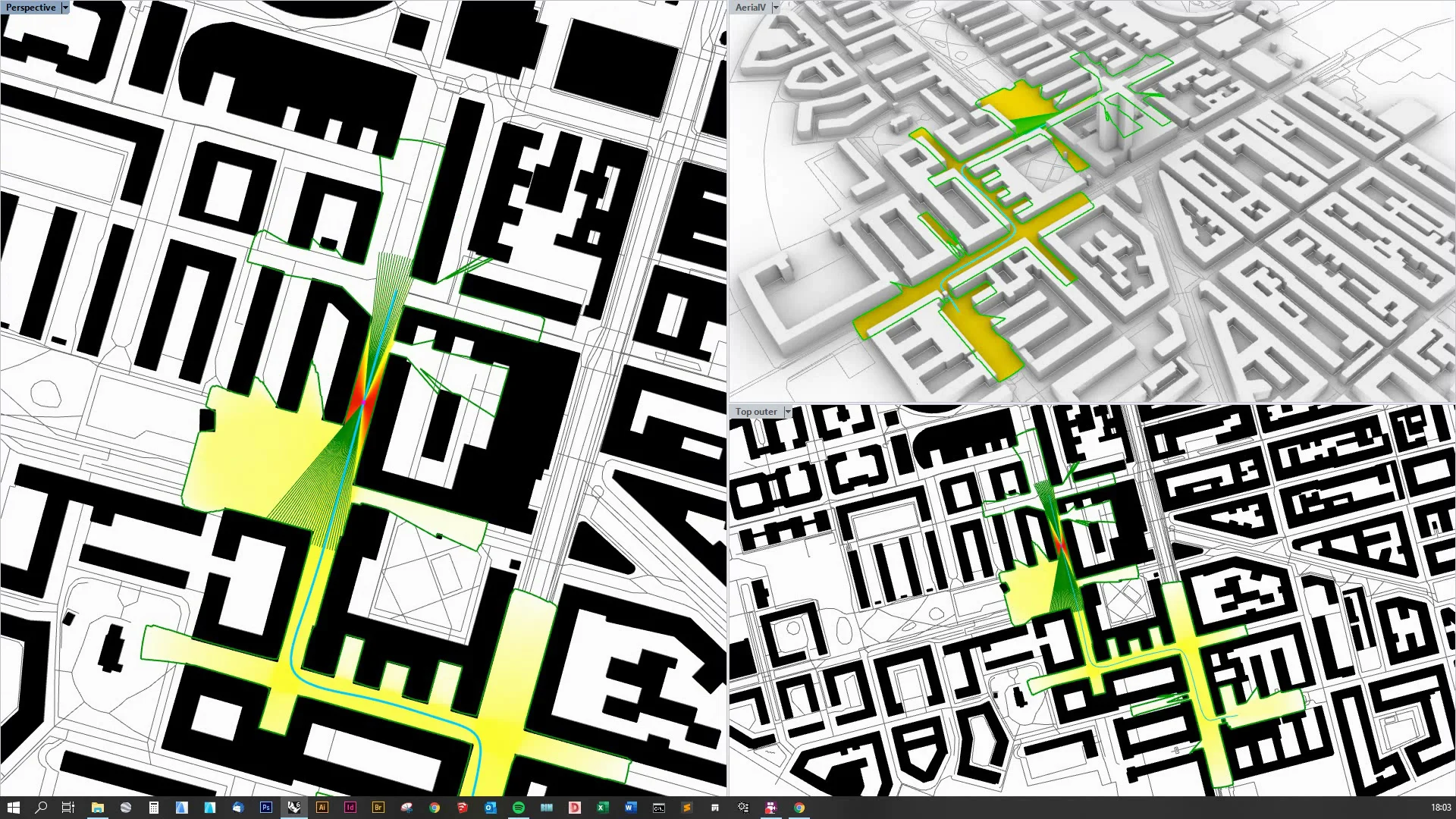 ISOVIST along path - image export on Vimeo