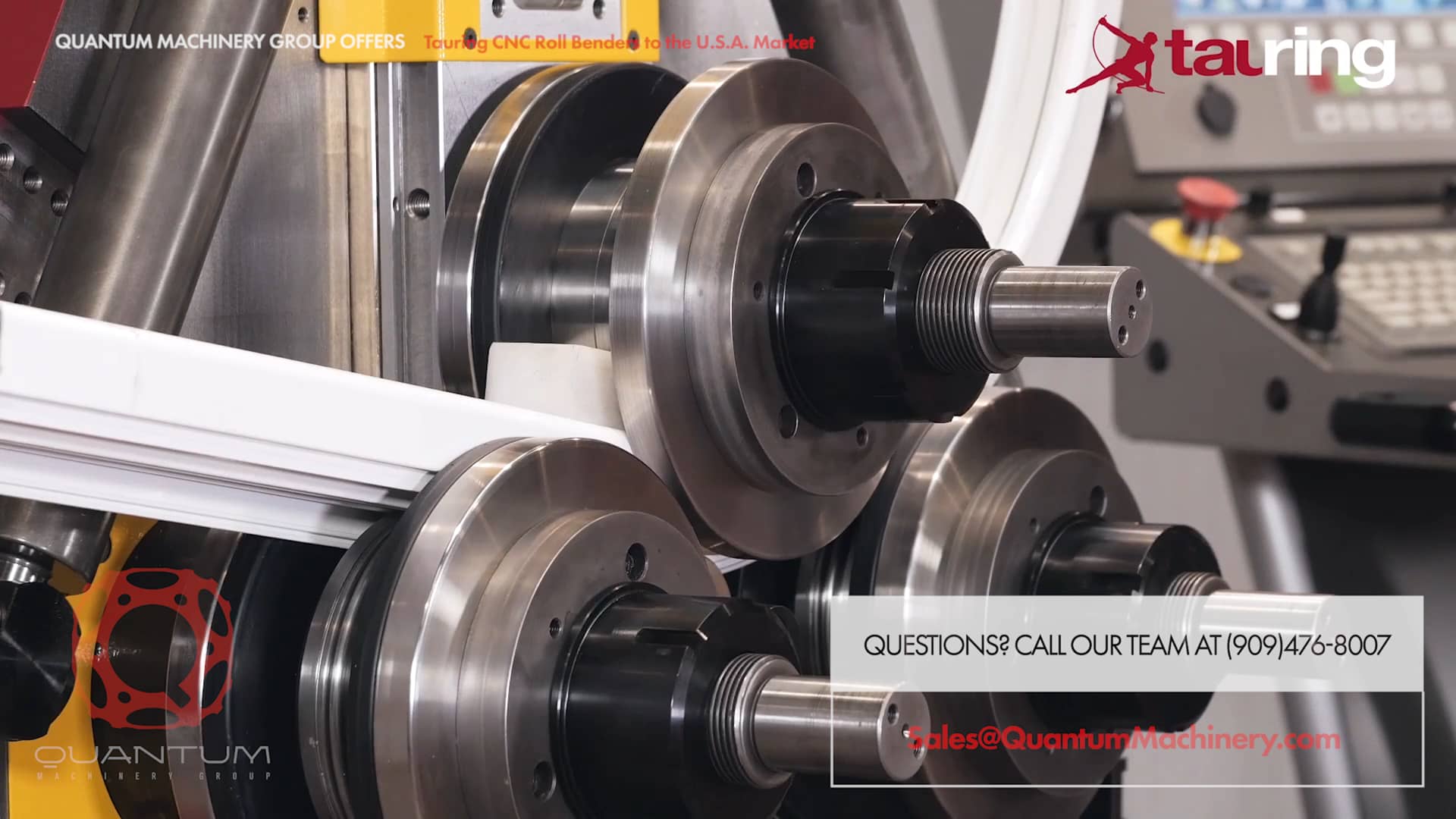 The TAURING Delta 60 CNC-iE: All -Electric CNC Roll Bender / Tube ...