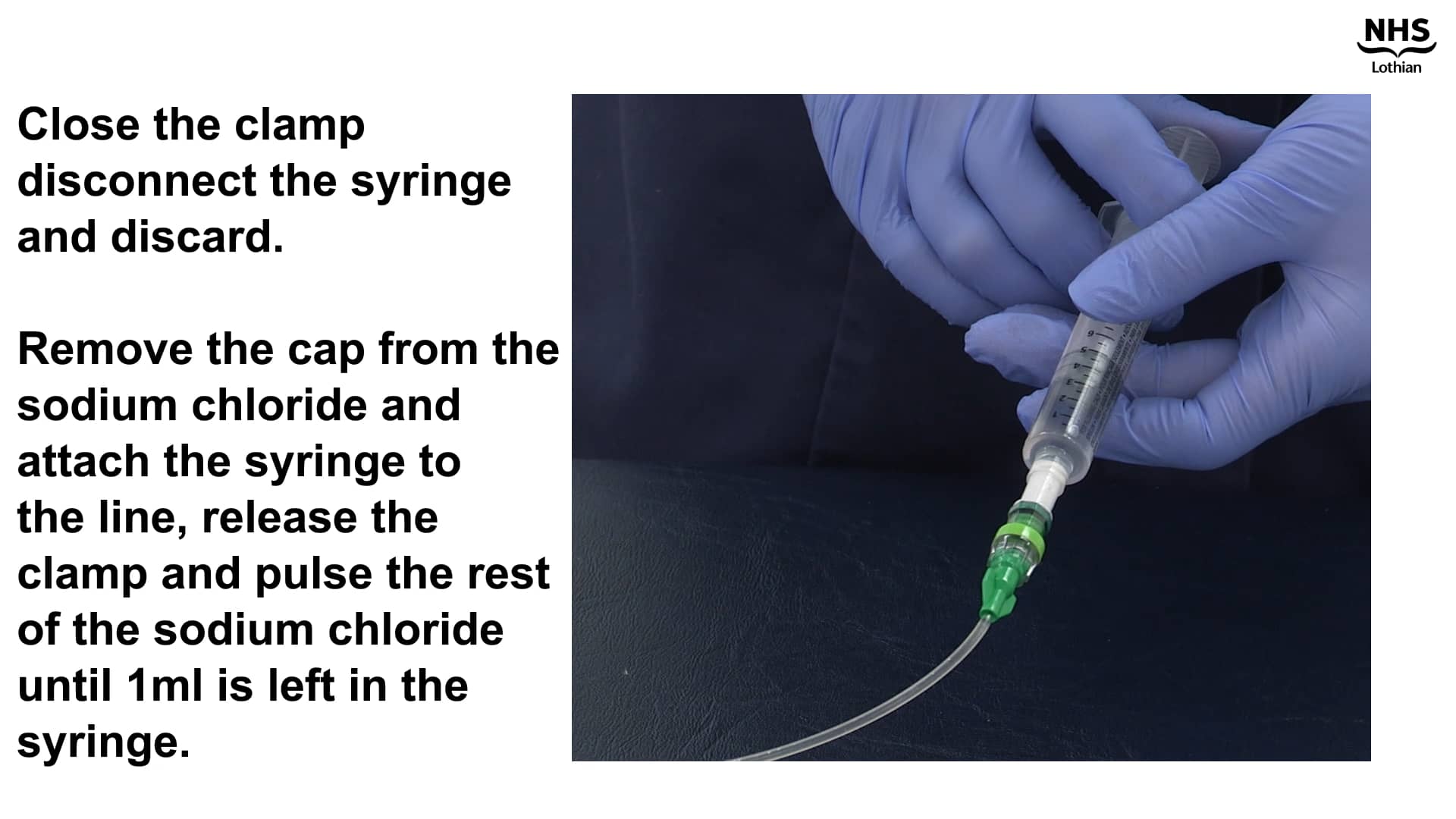 Administering IV Antibiotics Midline Catheter on Vimeo