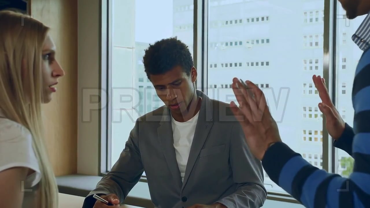 Arguing Co-Workers Stock Video on Vimeo