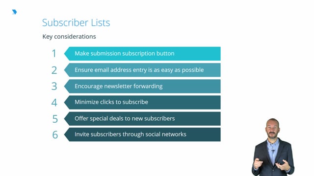 Subscriber Lists - Digital Marketing Lesson - DMI