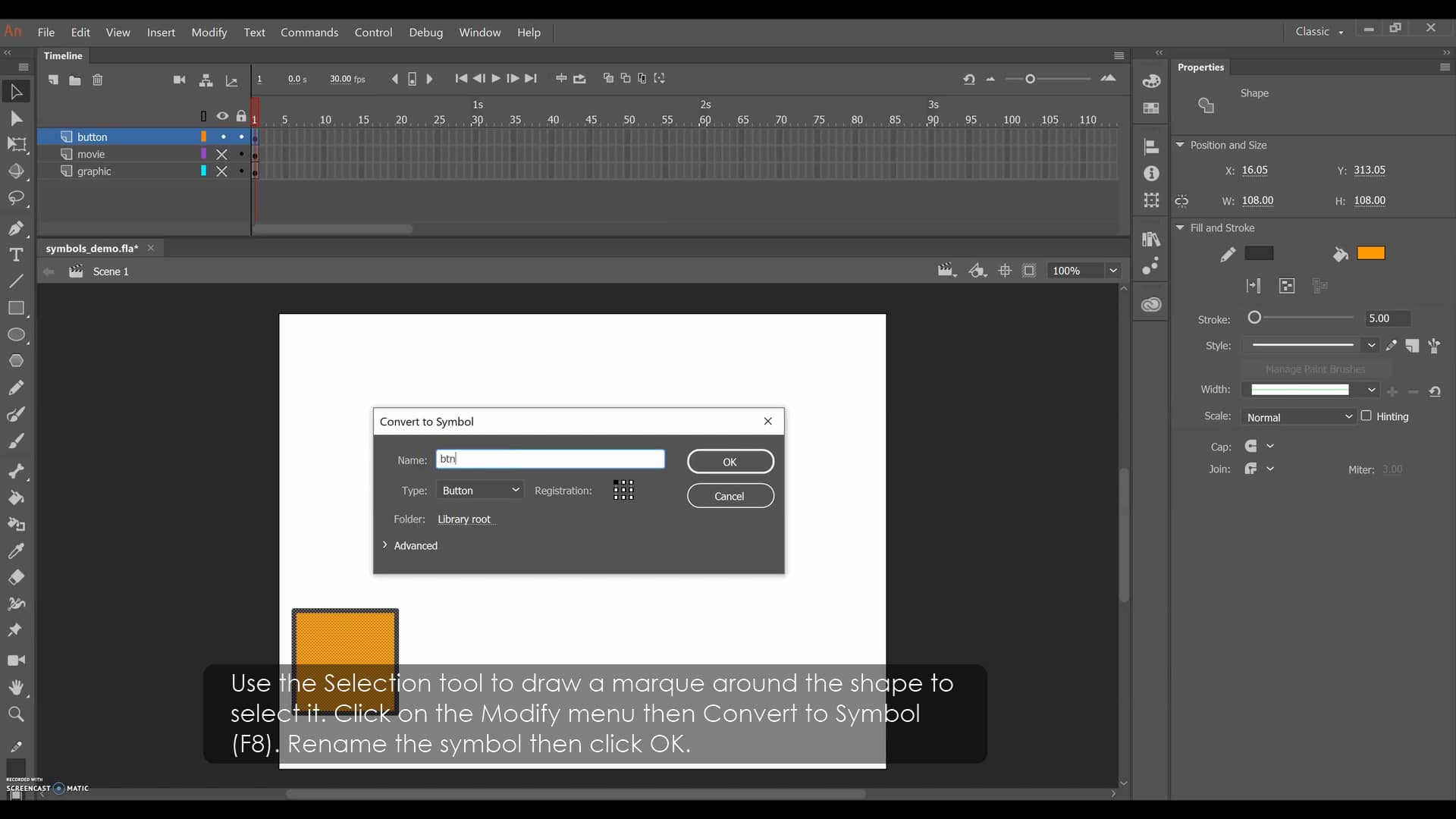 Adobe Animate - Symbols on Vimeo