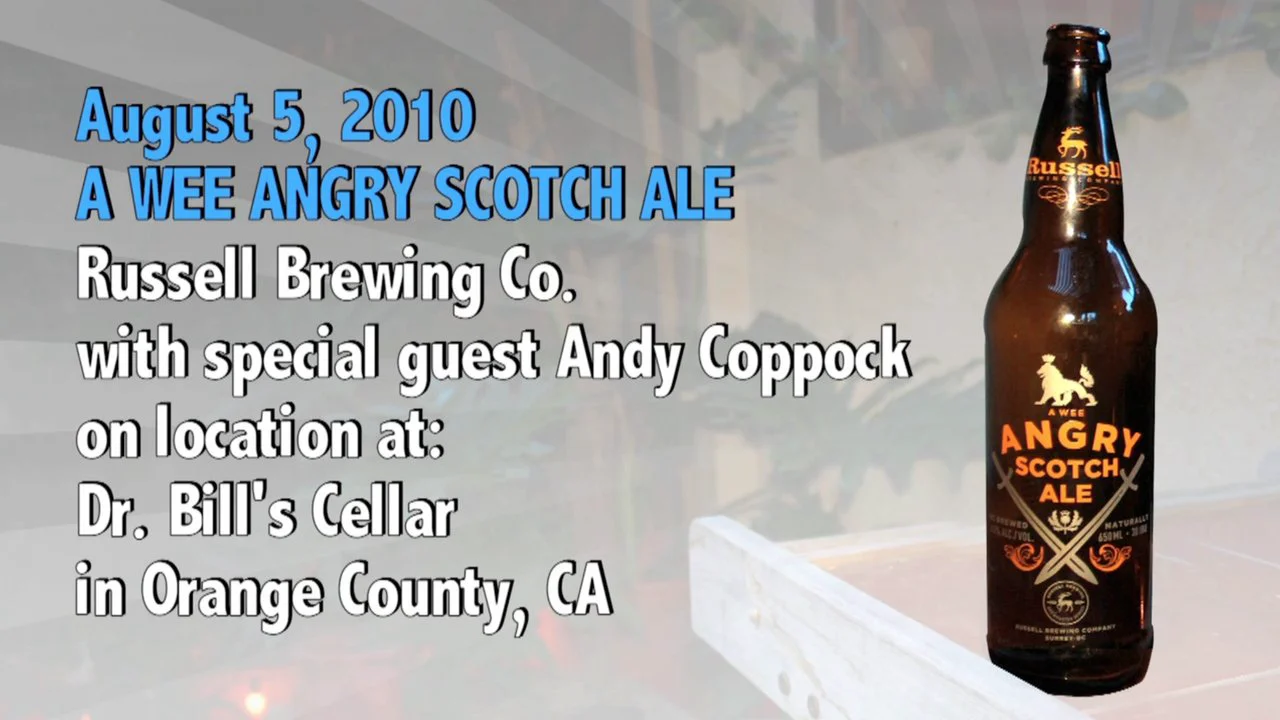 Aug 5 : A Wee Angry Scotch Ale : Russell Brewing Co : with special ...