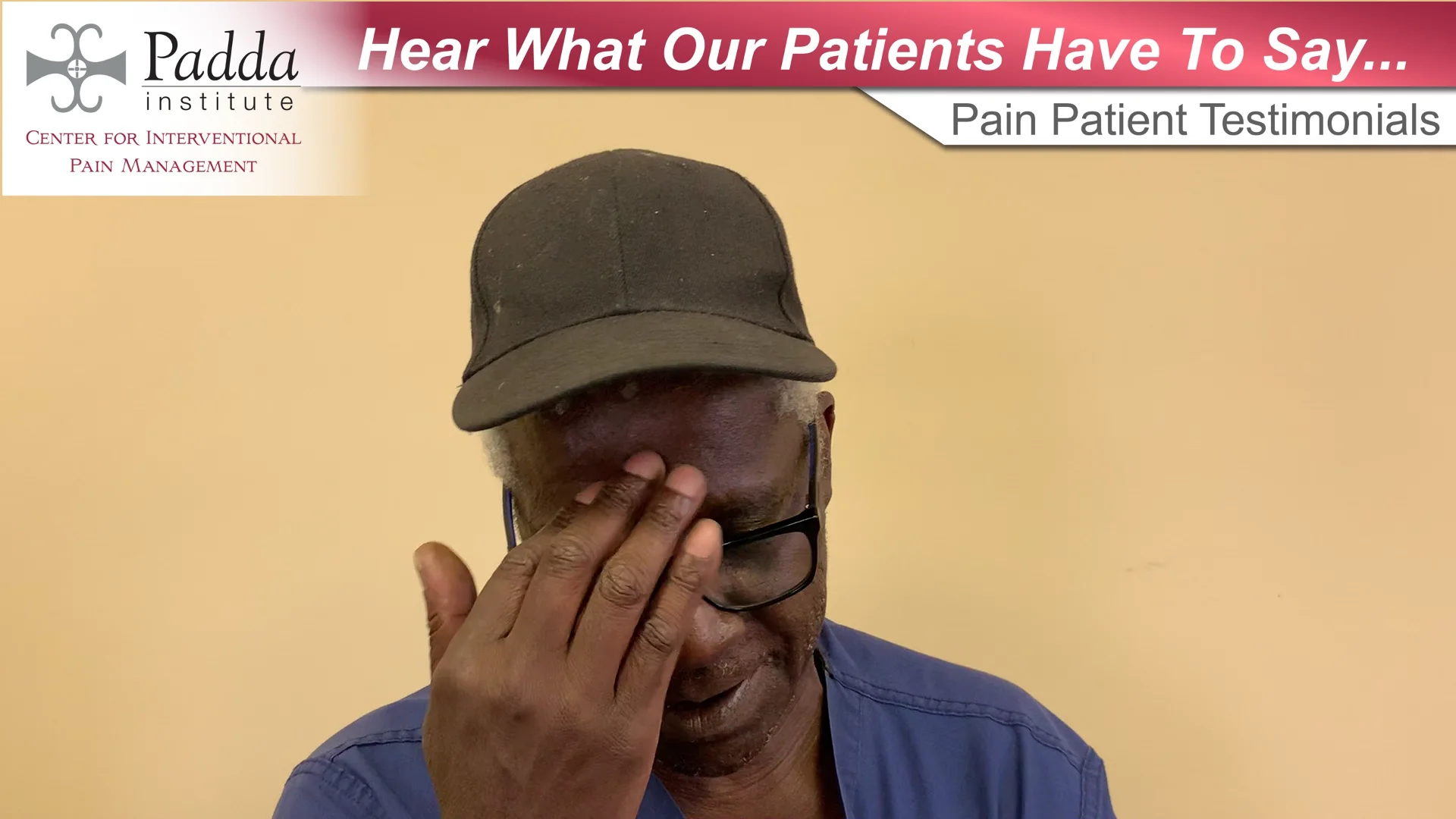 Patient from Padda Institute Center for Interventional Pain Management ...