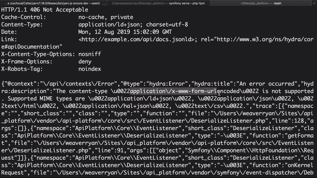 Api Tests And Assertions Api Platform Part 2 Security Symfonycasts
