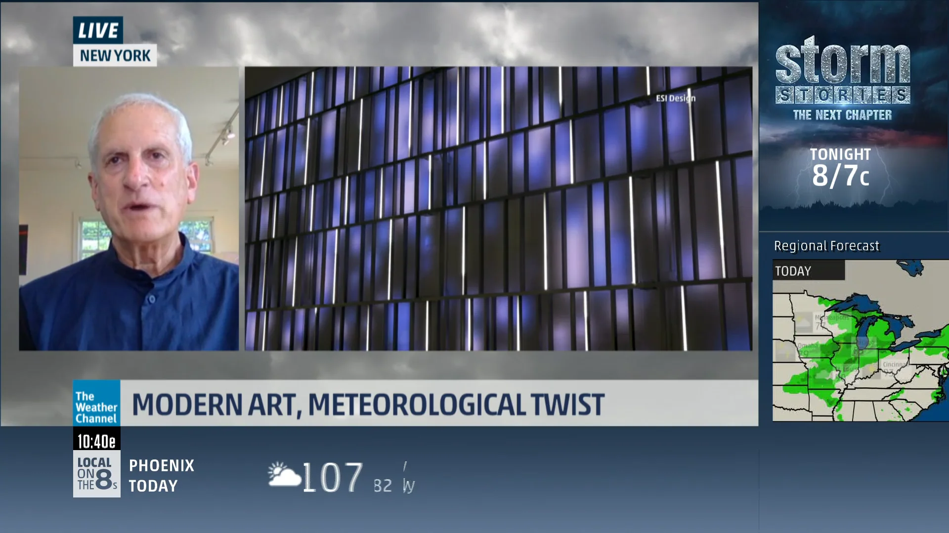 Weather Channel Weekend Recharge: Unique Display Blends Art and Weather ...