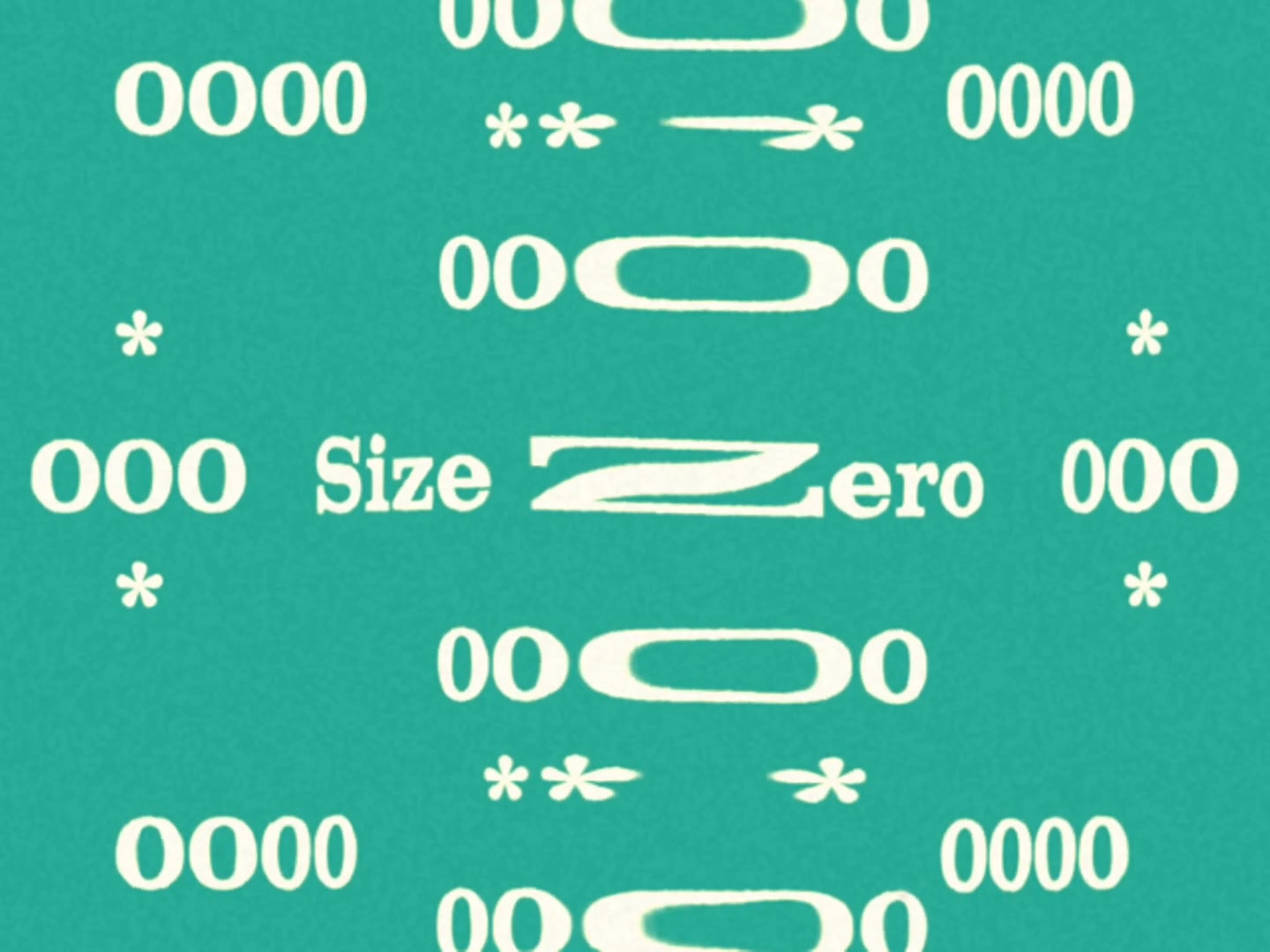 SIZE ZERO (Lyric Video) on Vimeo