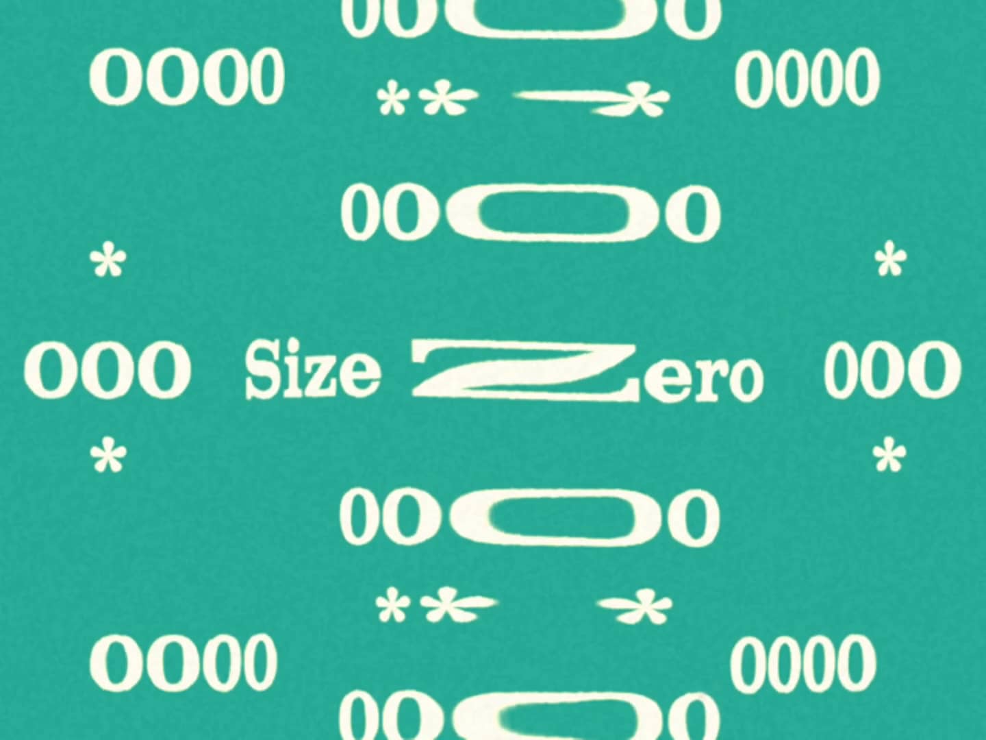 SIZE ZERO (Lyric Video) on Vimeo