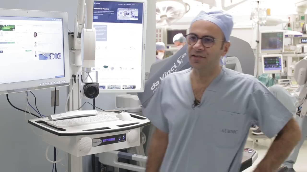 AUBMC - Proximie Assisted Robotic Surgery on Vimeo