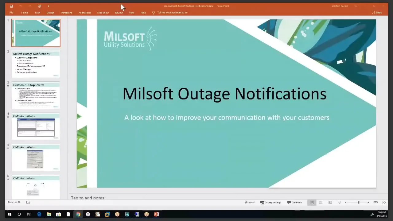 Outage Management Tutorials - Milsoft Outage Notifications (Webinar) on ...