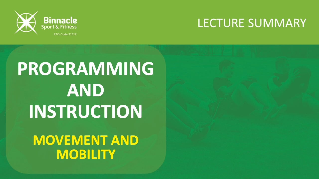 Topic Video: Programming and Instruction - Movement and Mobility on Vimeo