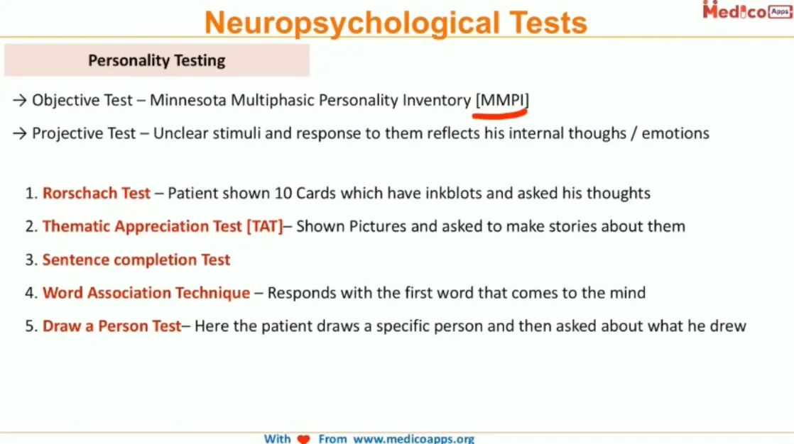Neuropsychological Tests on Vimeo