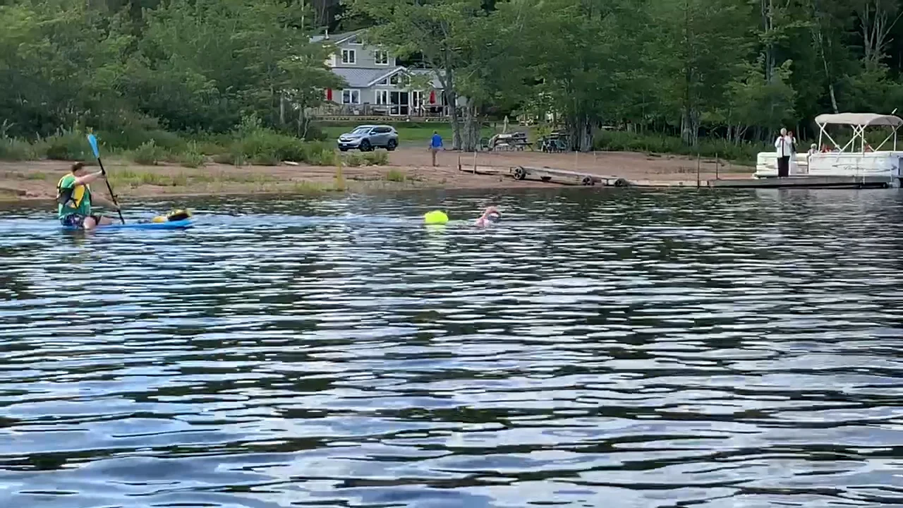 Lake Utopia Monster Swim Start on Vimeo