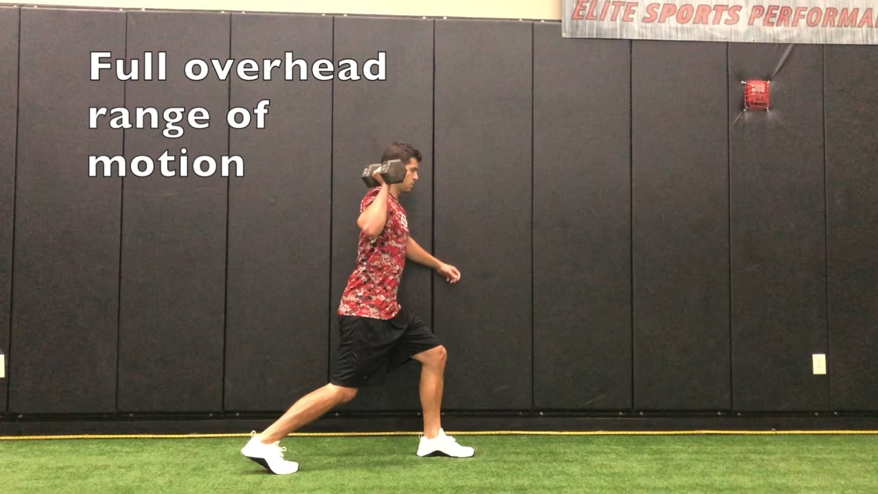 Shoulder Press - Split Stance SA DB on Vimeo