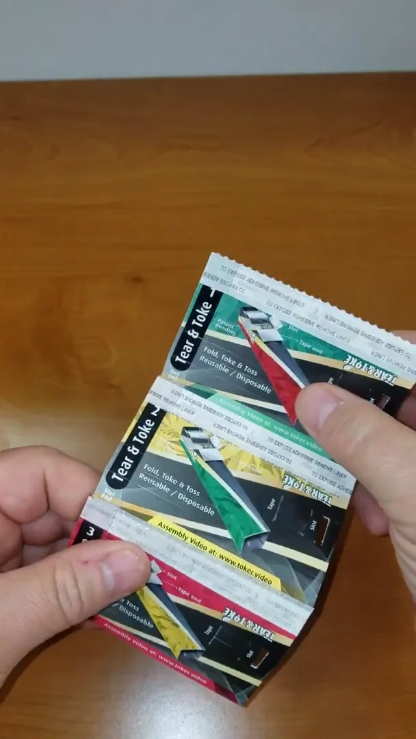 Tear & Toke Foldable Disposable Pipes | SMOKEA