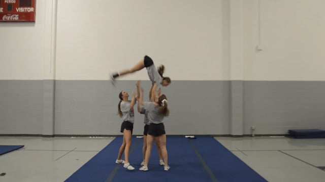 Load to inversion at shoulder level - USA Cheer