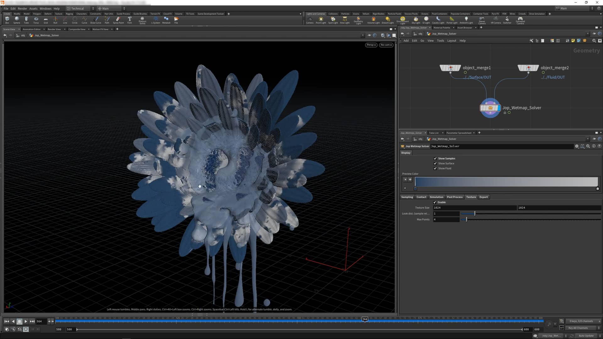 Houdini Custom Wetmap to UVs | SOP / VEX / COP on Vimeo