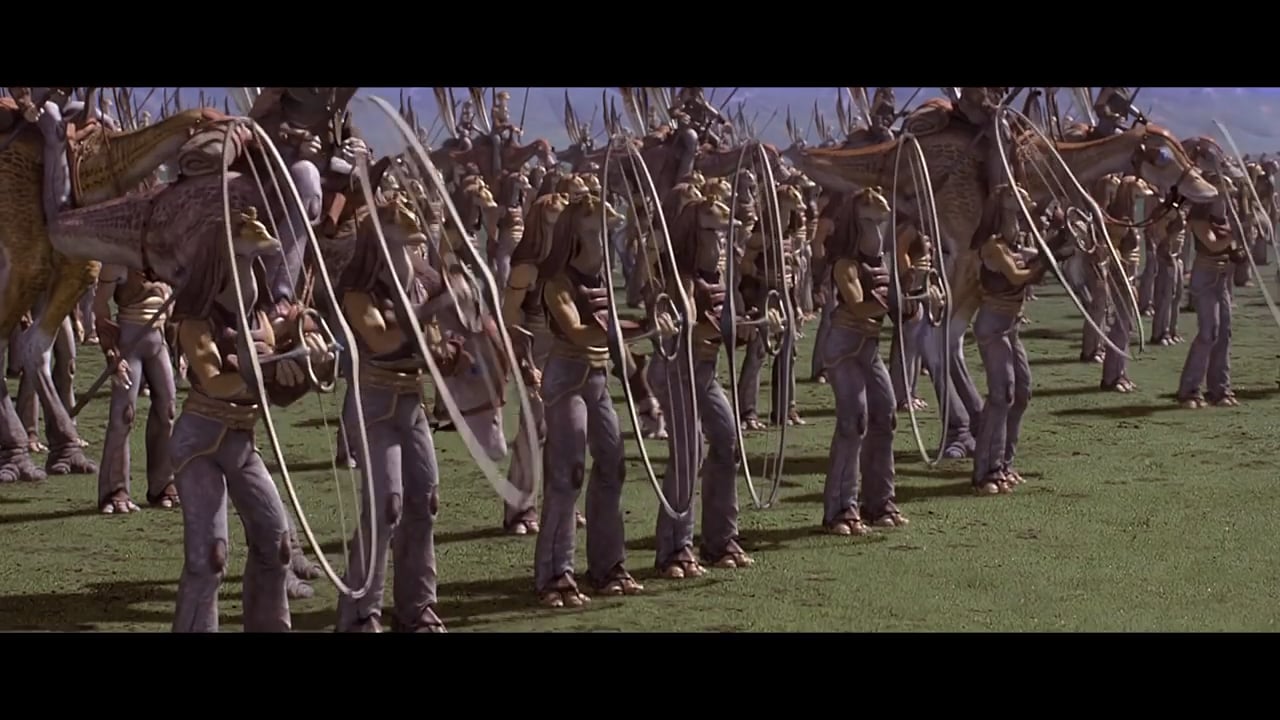 Star Wars 1 _ The Phantom Menace - _The Gungans fight the Droid Army ...