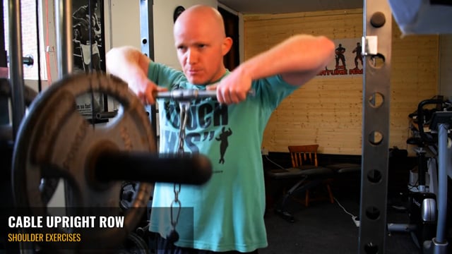 Cable Upright Rows