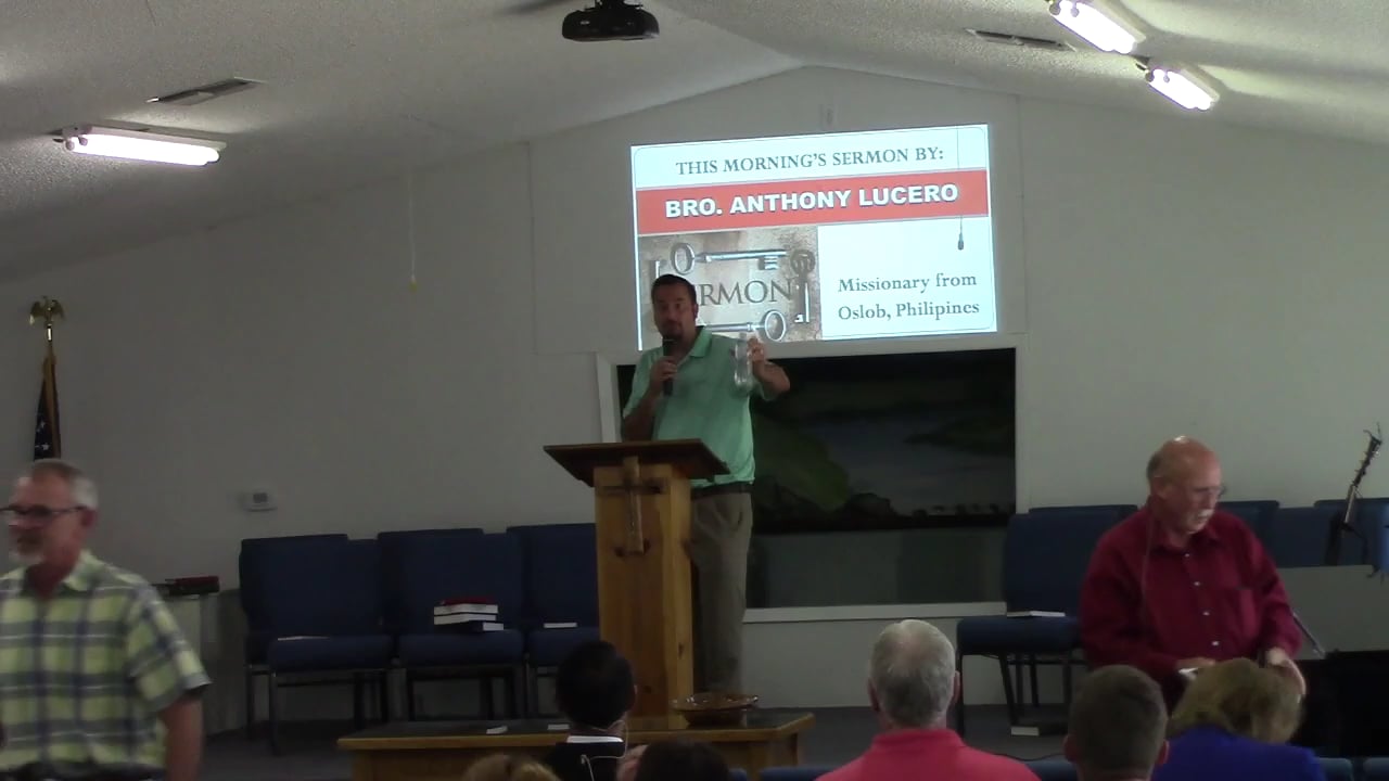 Brother Anthony Lucero, Missionary to the Philippines (delivered on ...