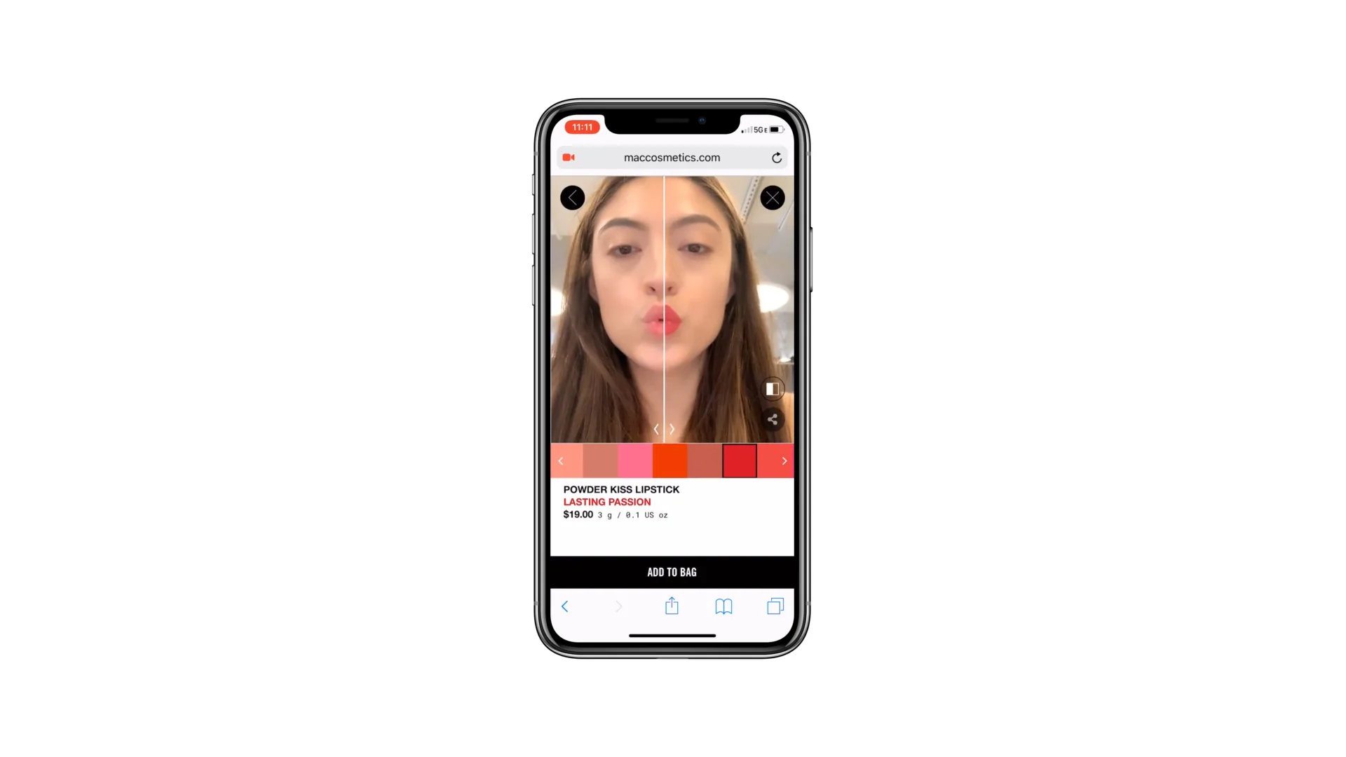 MAC AR Virtual Try on on Vimeo