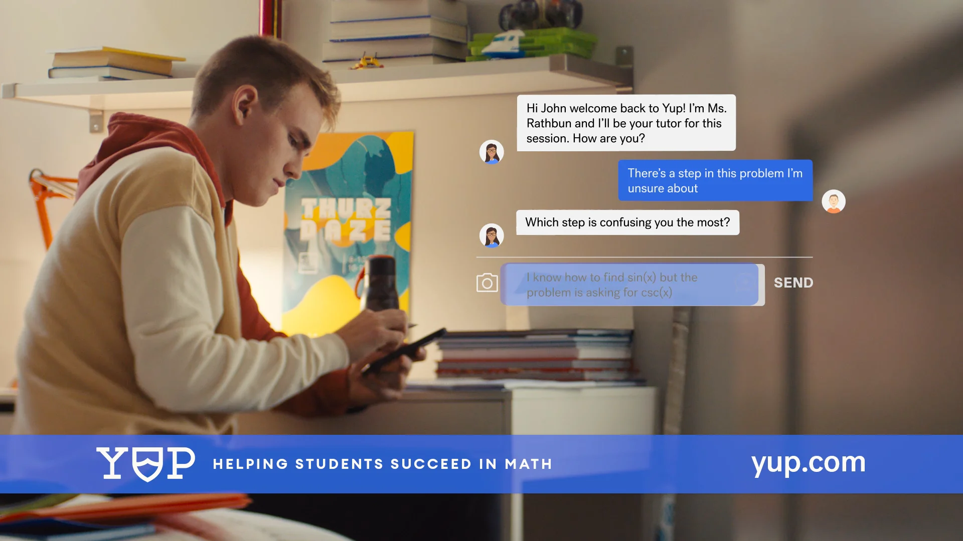 Yup Math Tutoring App