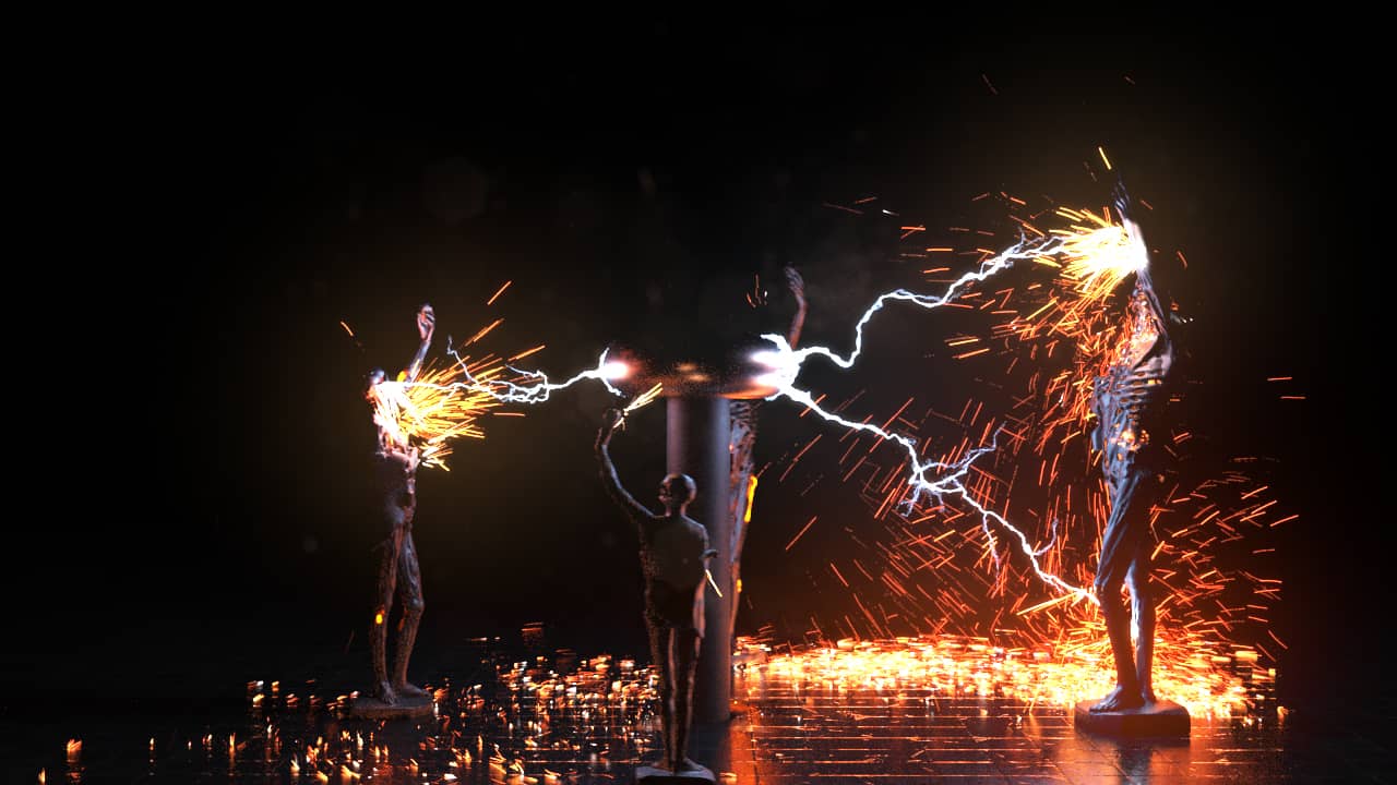 Houdini lightning and sparks applied houdini particles 3 on Vimeo