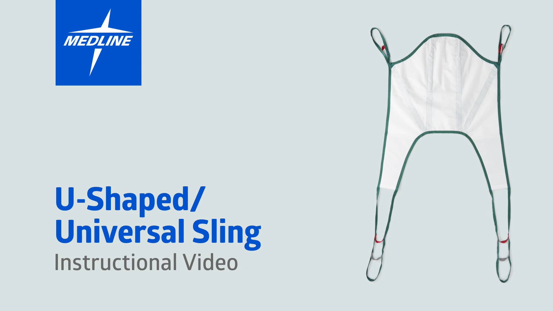 U-Shaped/Universal Patient Sling: Instructional Video on Vimeo