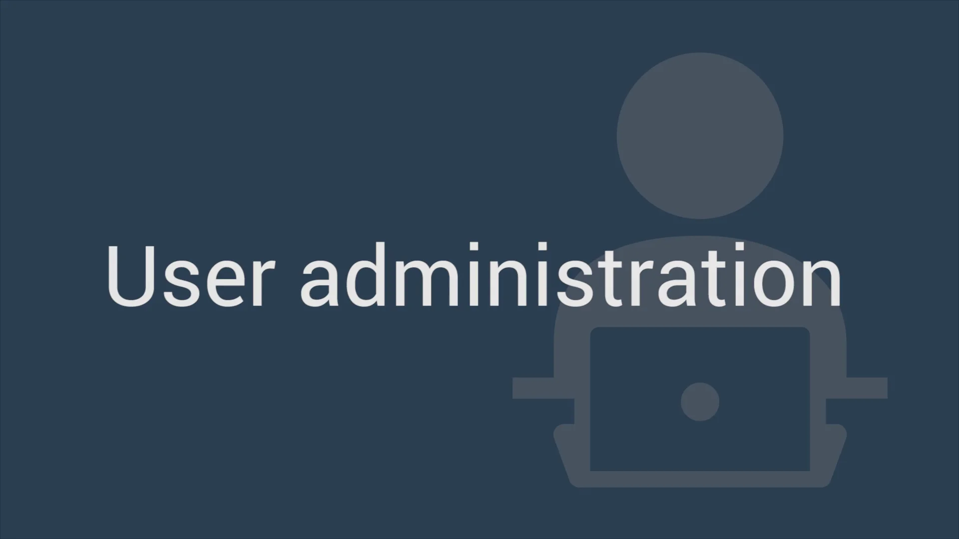 User administration on Vimeo