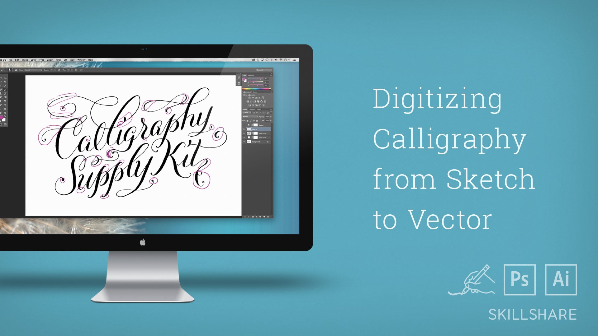 Class Trailer: Digitizing Calligraphy from Sketch to Vector on Vimeo