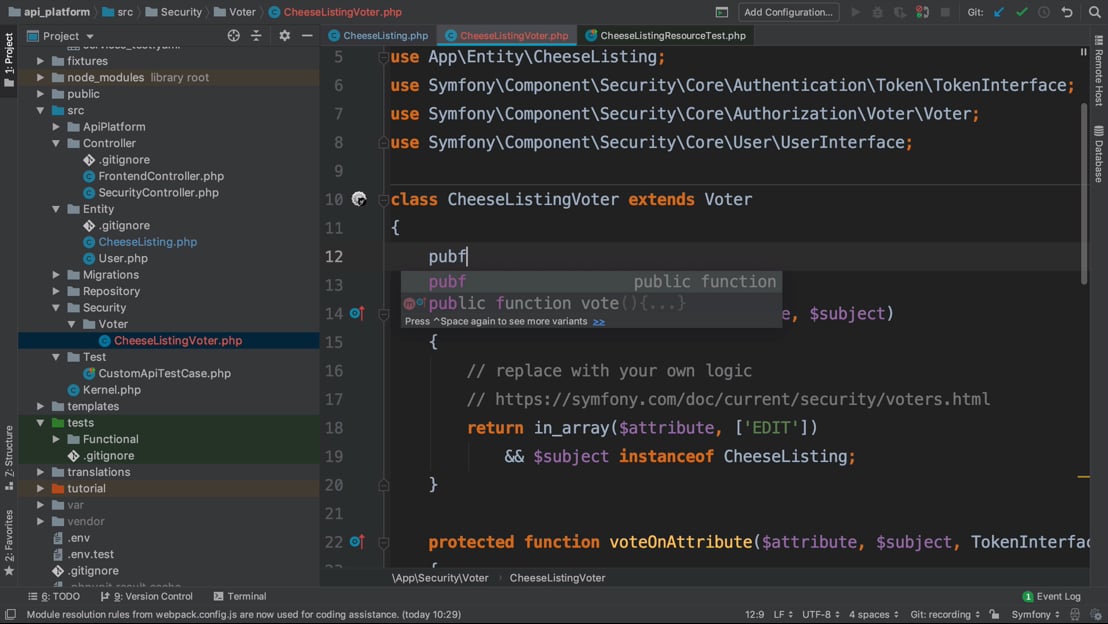 Access Control And Voters Api Platform Part 2 Security Symfonycasts