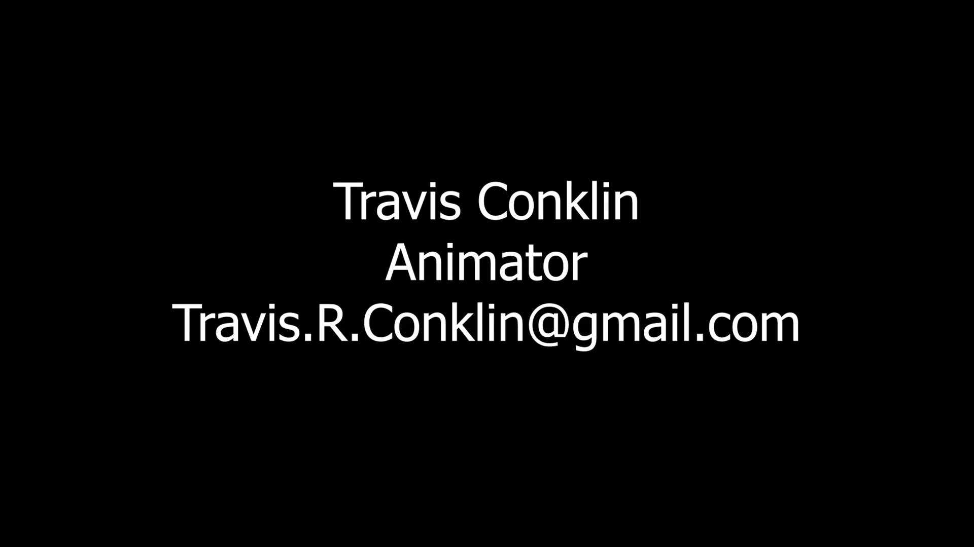 Travis Conklin Animation Demo Reel 2019 on Vimeo