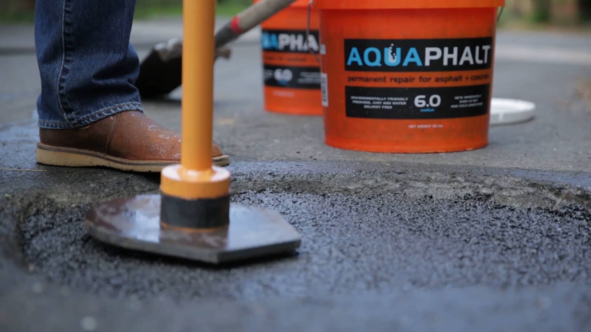 Aquaphalt - The One Time Fix for Asphalt and Concrete on Vimeo