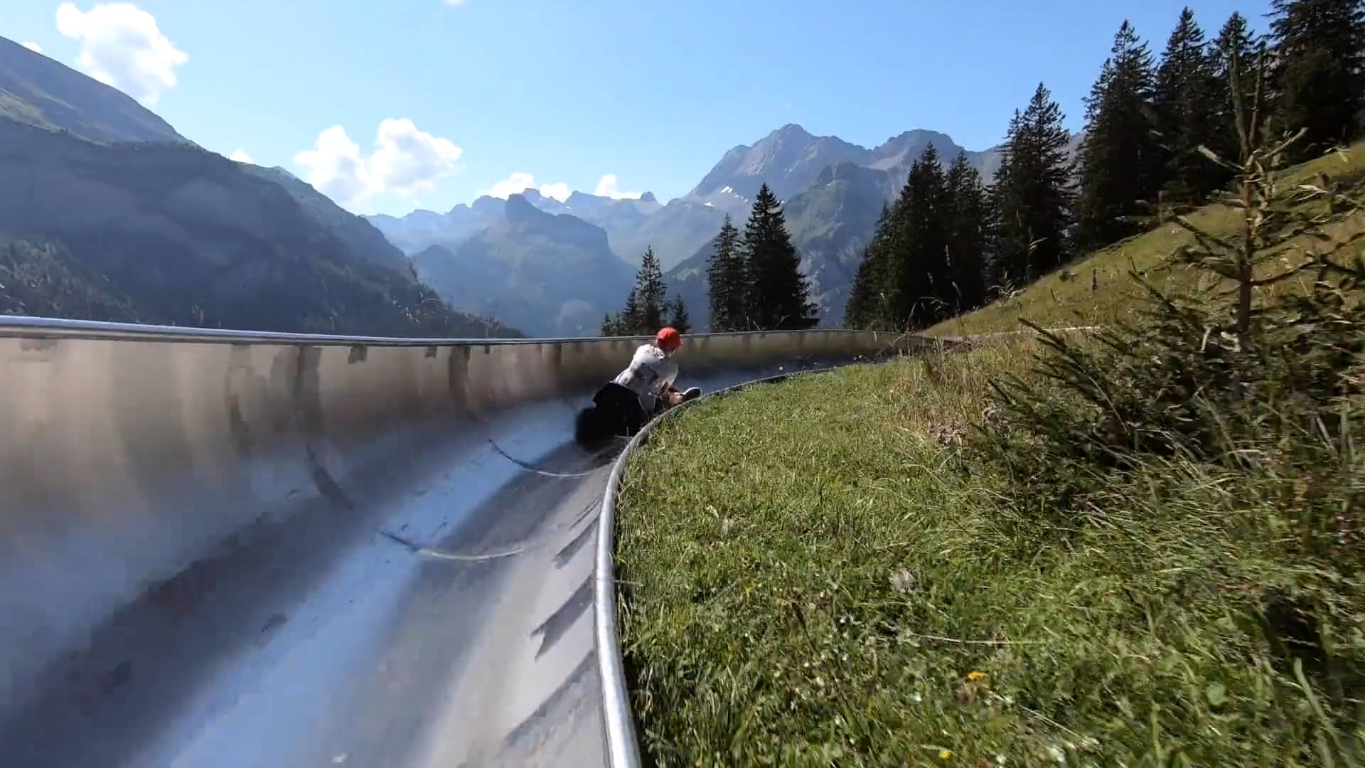 Rodelbahn | Mountain coaster Oeschinensee, Berner Oberland, Switzerland ...