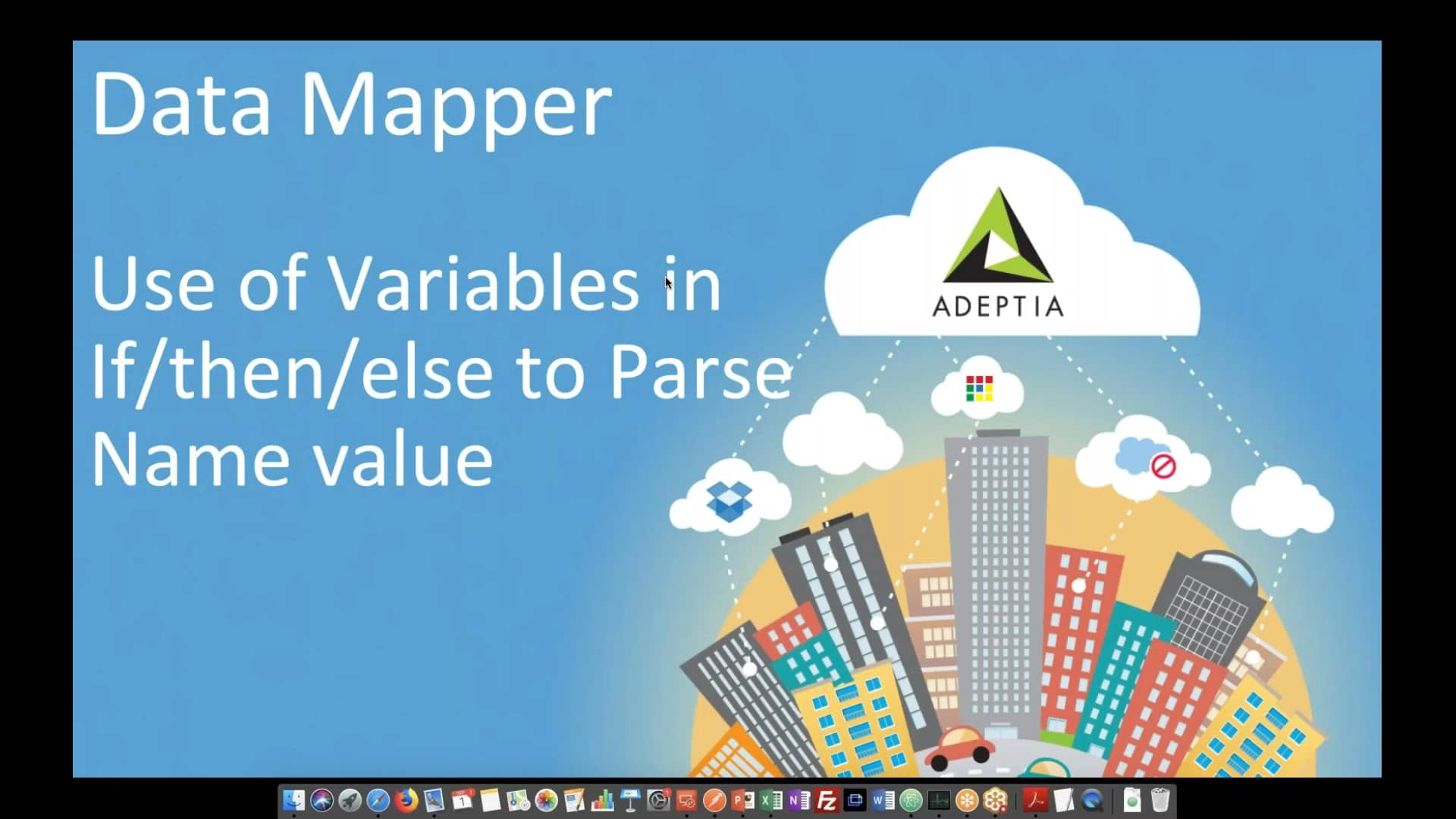 Adeptia Data Mapper - Using Variables on Vimeo