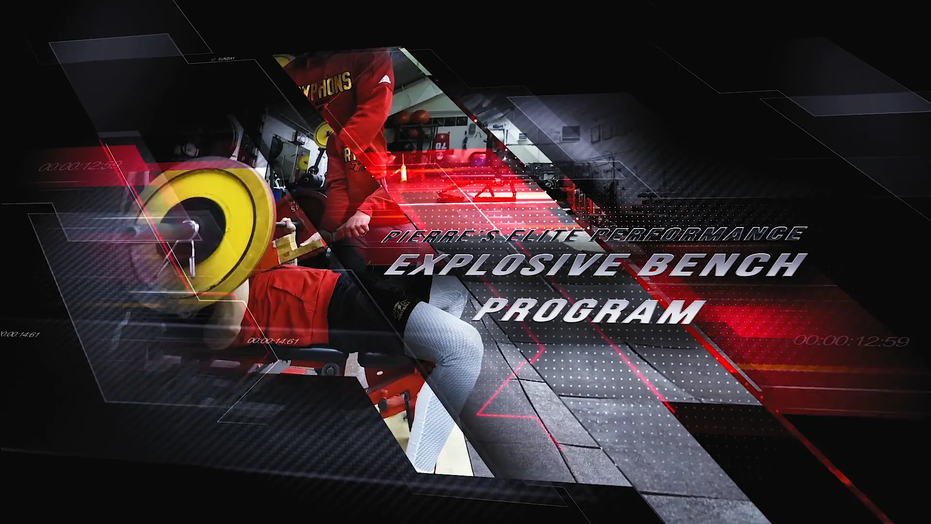 Explosive Bench Program - Day 1