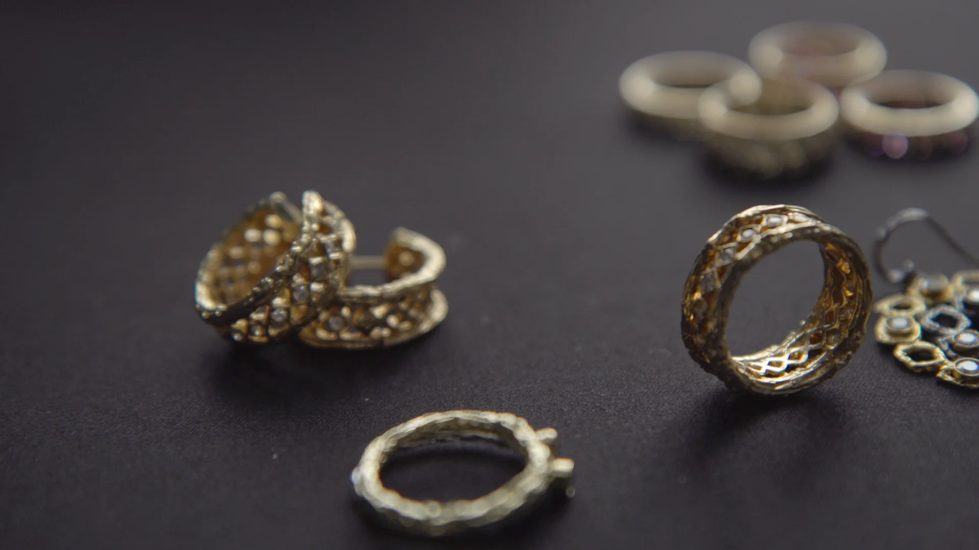 Video of jewelry in slow motion video 2 on Vimeo