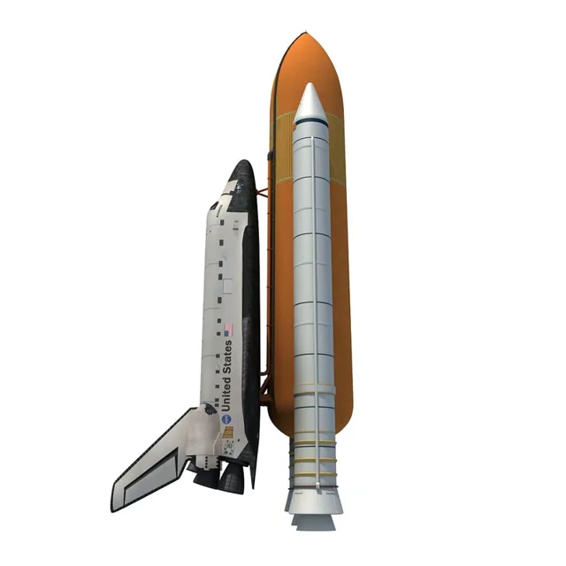 Space Shuttle Side View Full