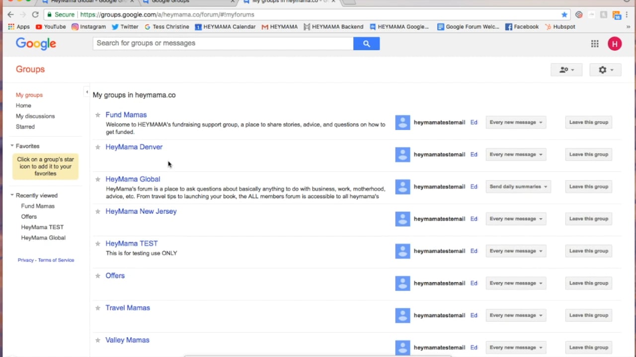 How To Change Email Influx In Google Groups on Vimeo