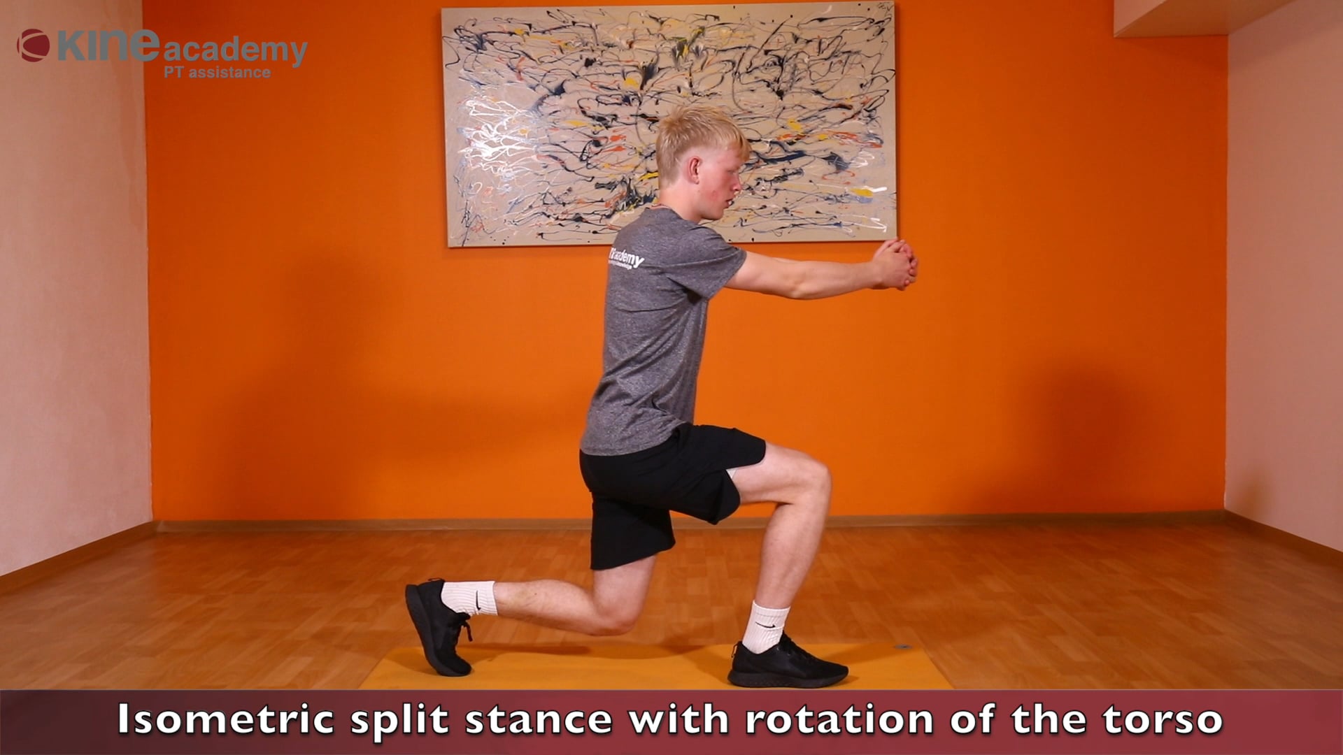 Isometric split stance with rotation of the torso on Vimeo