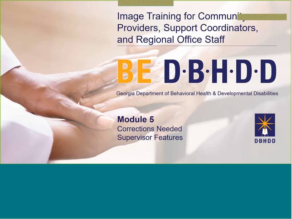DBHDD Image Provider Training - Module 5 on Vimeo