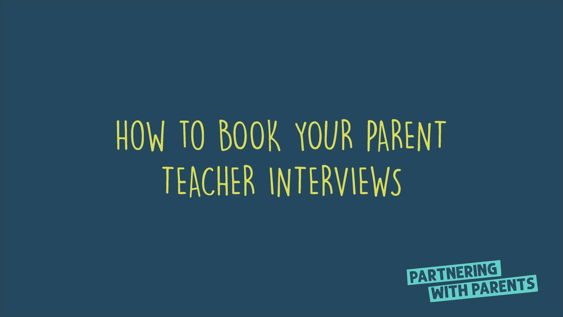 SCC Sentral - Booking Parent/Teacher Interviews on Vimeo