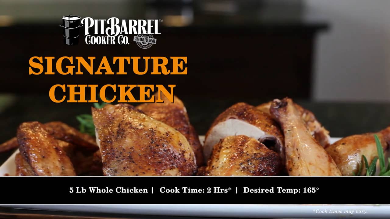 Signature Chicken on your Pit Barrel Cooker on Vimeo