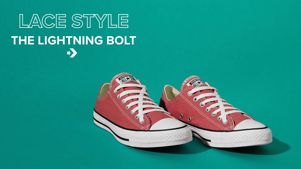 How To Lace: The Lightning Bolt // Converse on Vimeo